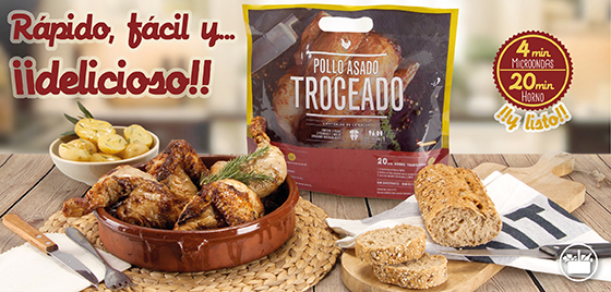 COMIDA PREPARADA POLLO ASADO TROCEADO | Cazaclientes